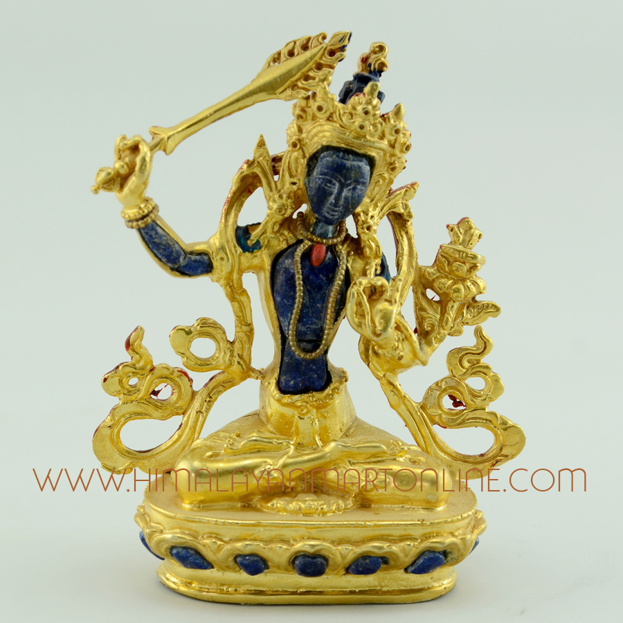 4" Manjushri Statue: Buy 4" Manjushri Statue Online - Himalayan Mart