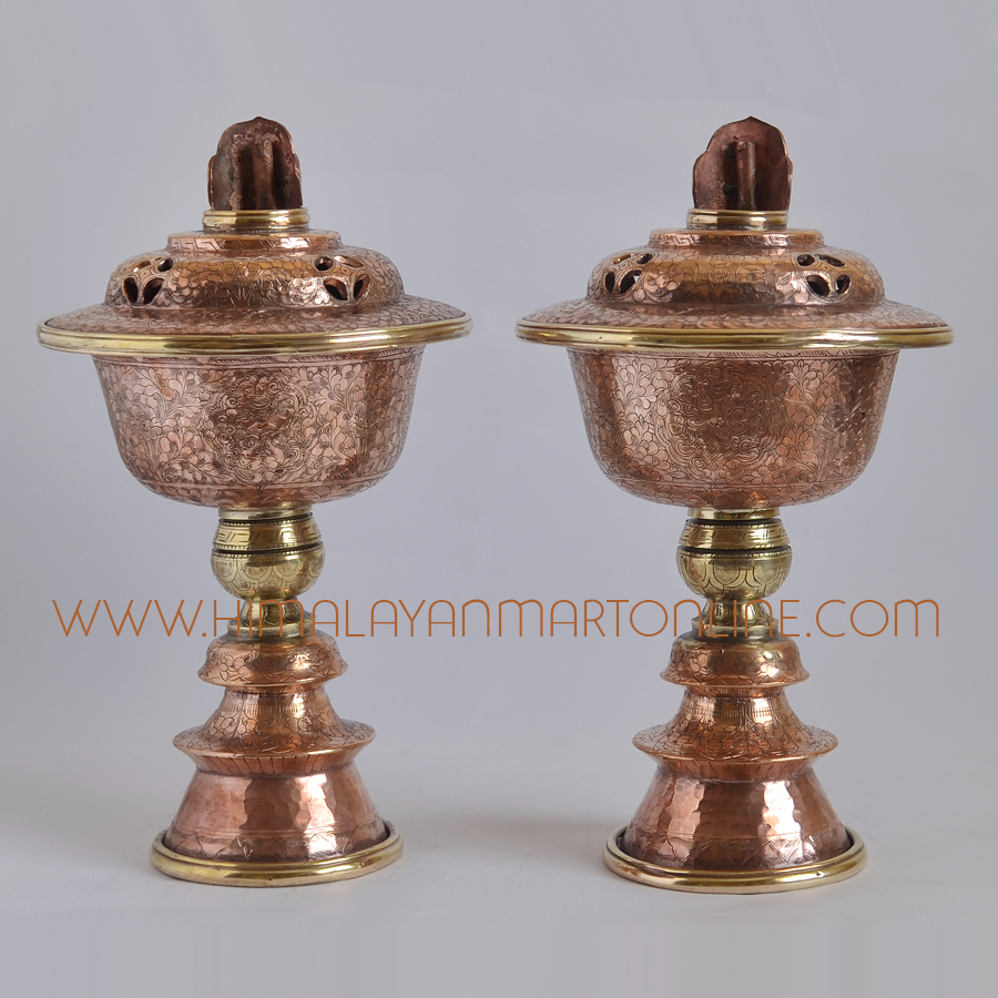 5.25" Butter Lamps Set: Buy 5.25" Butter Lamps Set Online - Himalayan Mart