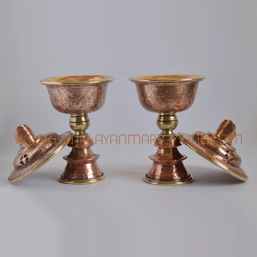 5.25" Butter Lamps Set: Buy 5.25" Butter Lamps Set Online - Himalayan Mart