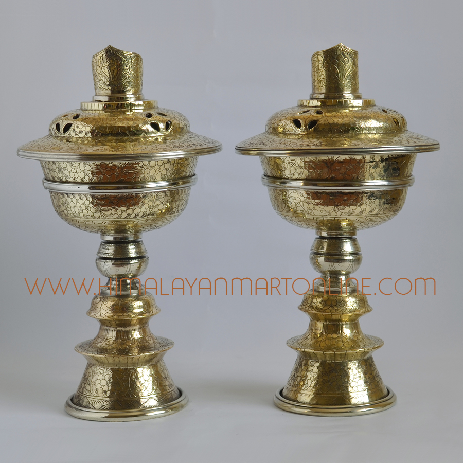 6" Butter Lamps Set: Buy 6" Butter Lamps Set Online - Himalayan Mart