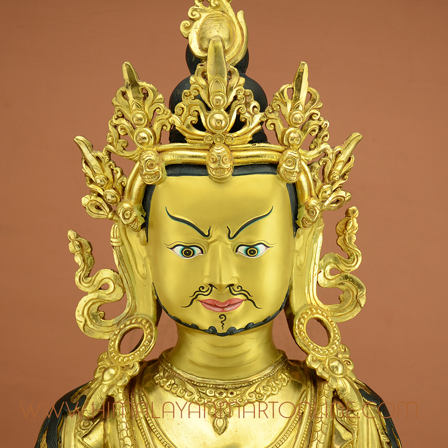 Yellow Jambhala Statue: Yellow Jambhala - The Wealth Deity