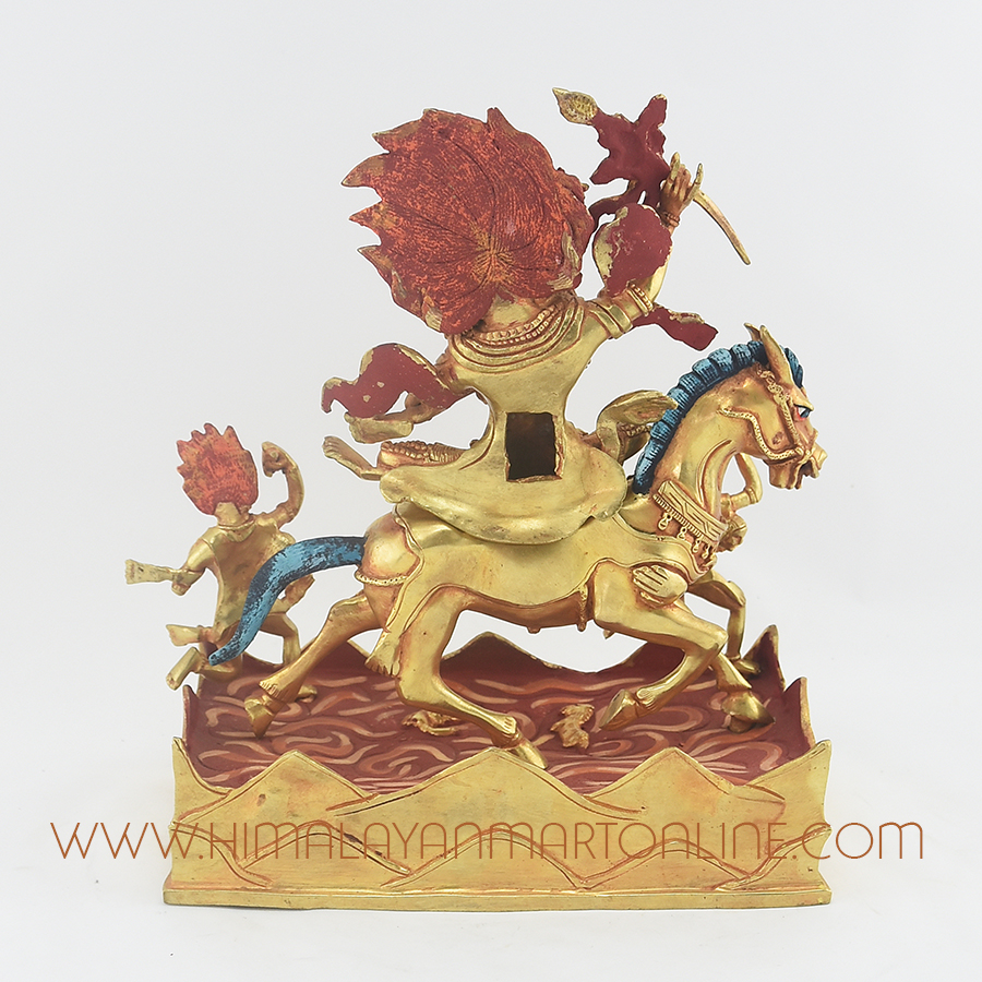 Palden Lhamo Statue: Palden Lhamo is the consort of Mahakala.