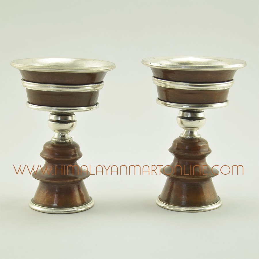 Butter Lamps Offering in Monastery / Altar is an Important Tibetan ...