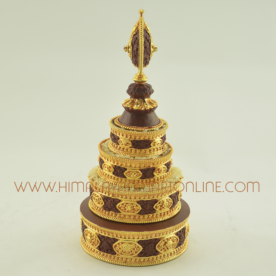 Tibetan Copper Mandala Offering Set - 4" Diameter - Ritual Offering ...