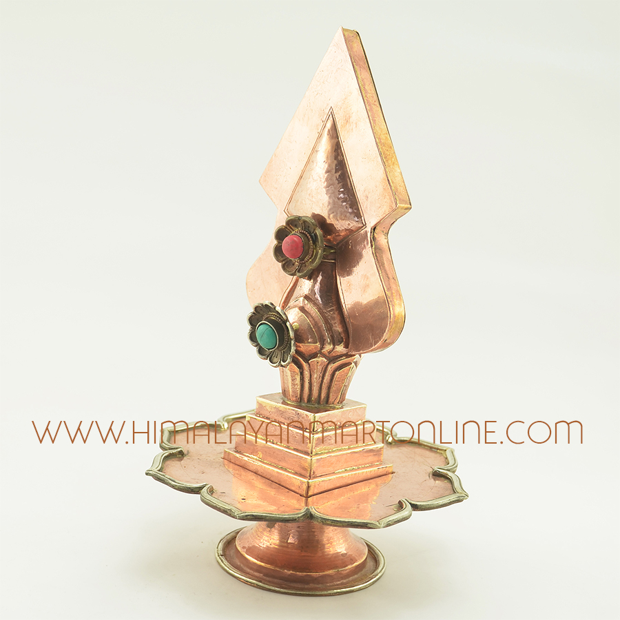 9" Torma Ritual Food Offering in Tibetan Buddhist Shrine Monastery Altar