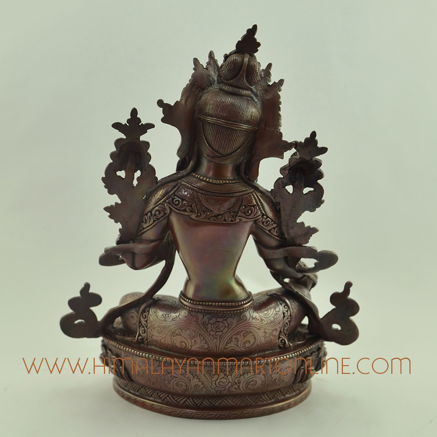 Fine Quality Tibetan Dolma | Green Tara Buddhist Copper Statue from ...