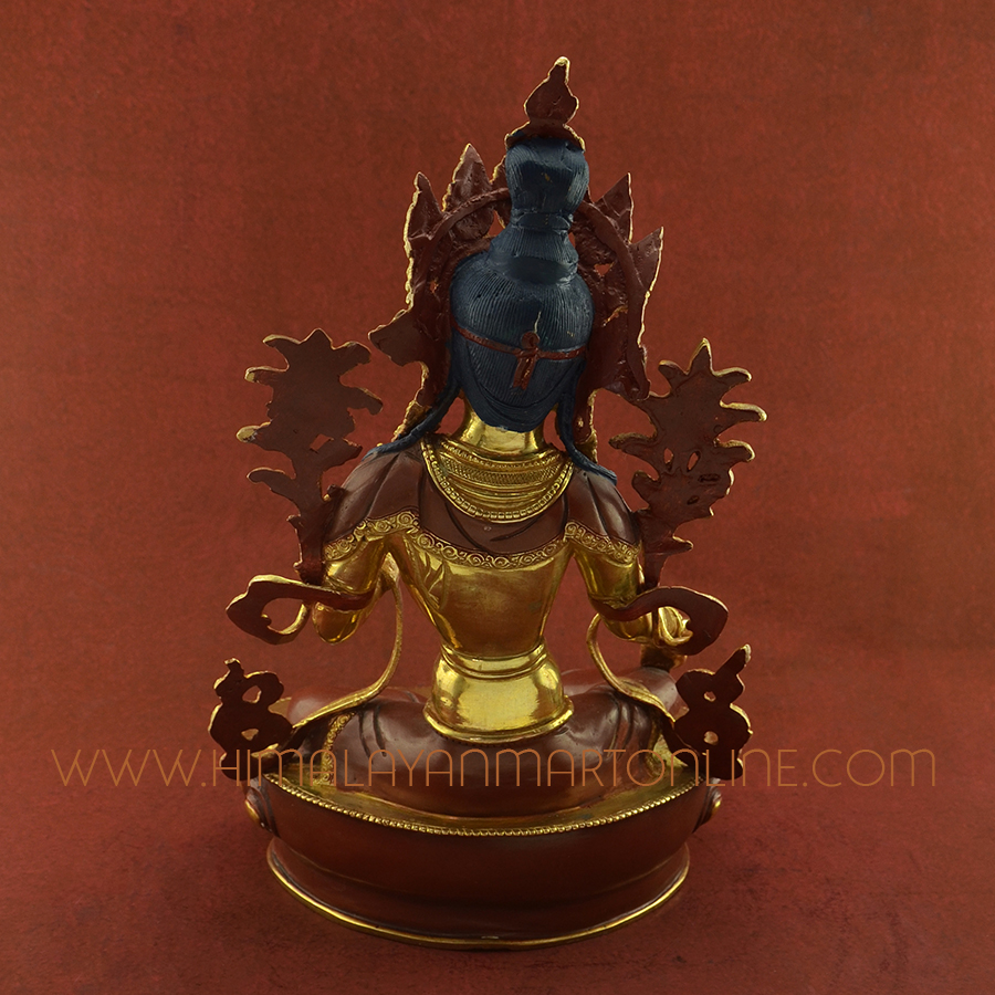 Dolma Statue: Hand Carved Green Tara / Dolma Copper Statue from Patan ...