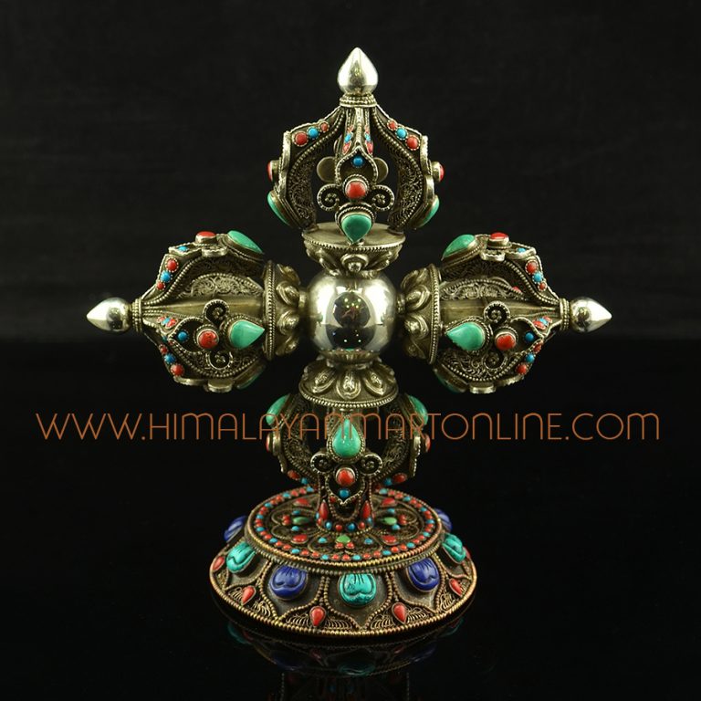 The Vishwa Vajra: It is created by two Vajra crossed together or four ...