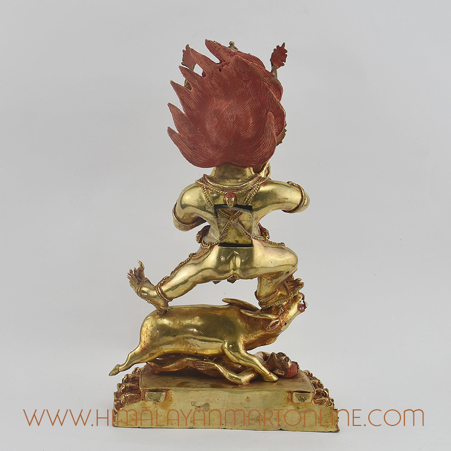 Yamantaka Statue: Yama or Yamantaka is the king and judge of the dead