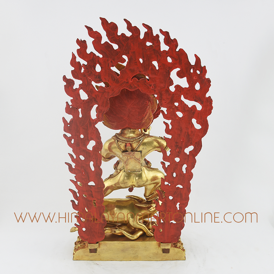 Yamantaka Statue: Yama or Yamantaka is the king and judge of the dead