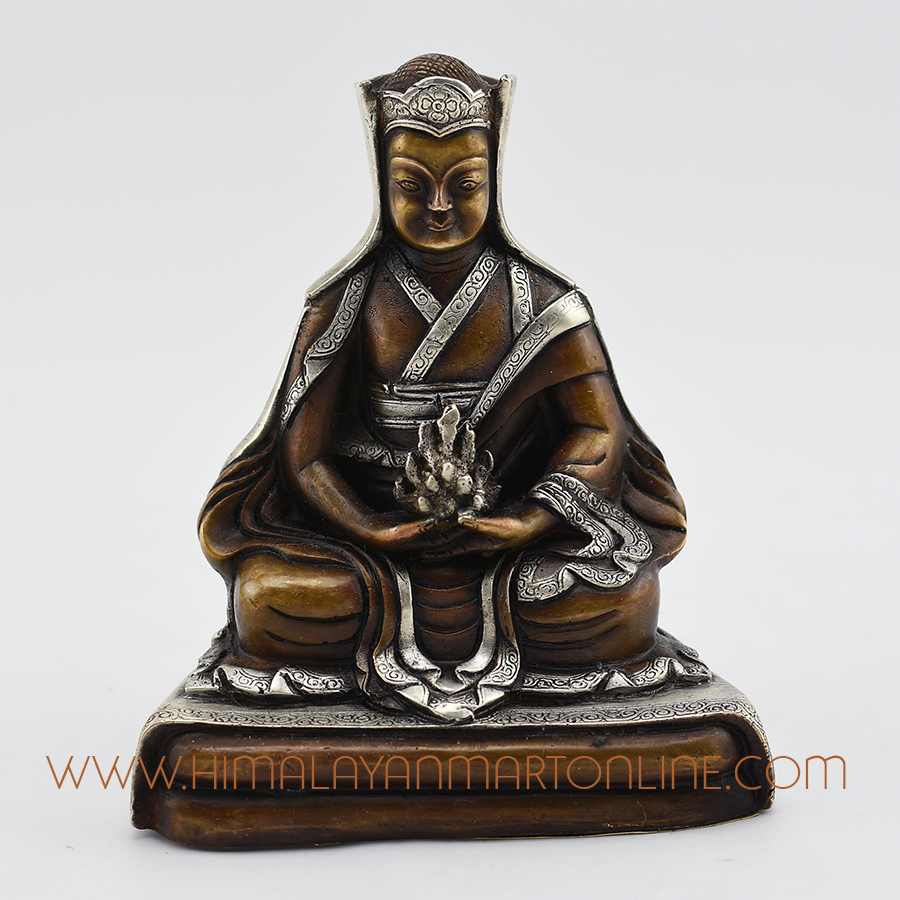 Gampopa Oxidized Copper Statue: Gampopa – The Man from Gampo.