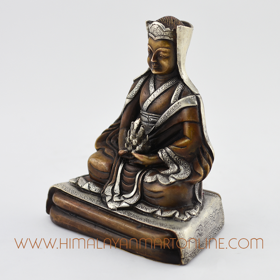 Gampopa Oxidized Copper Statue: Gampopa – The Man from Gampo.
