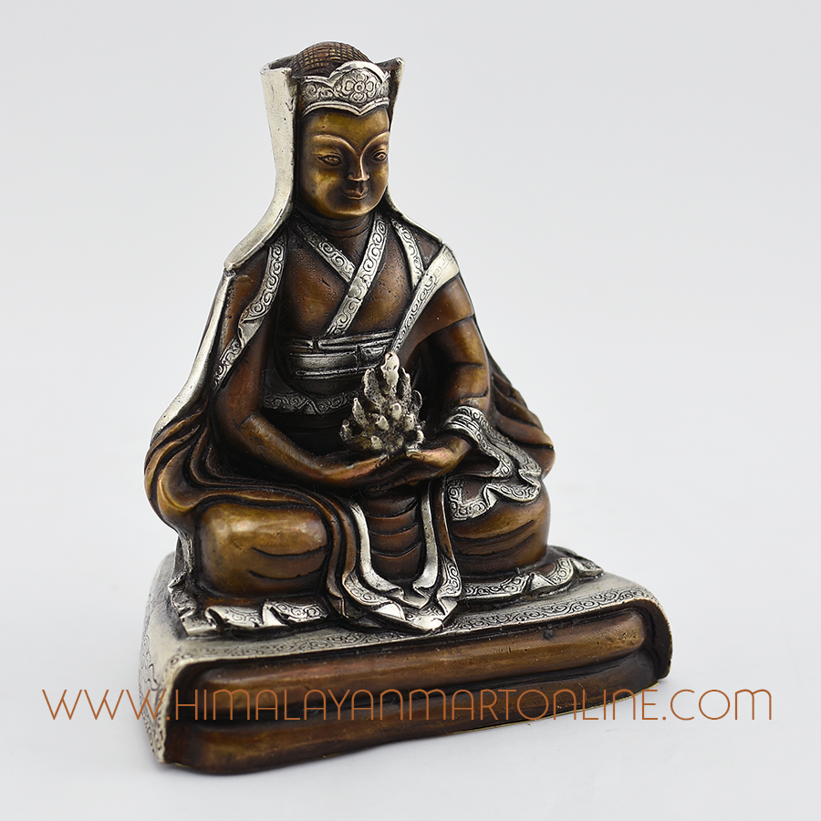 Gampopa Oxidized Copper Statue: Gampopa – The Man from Gampo.