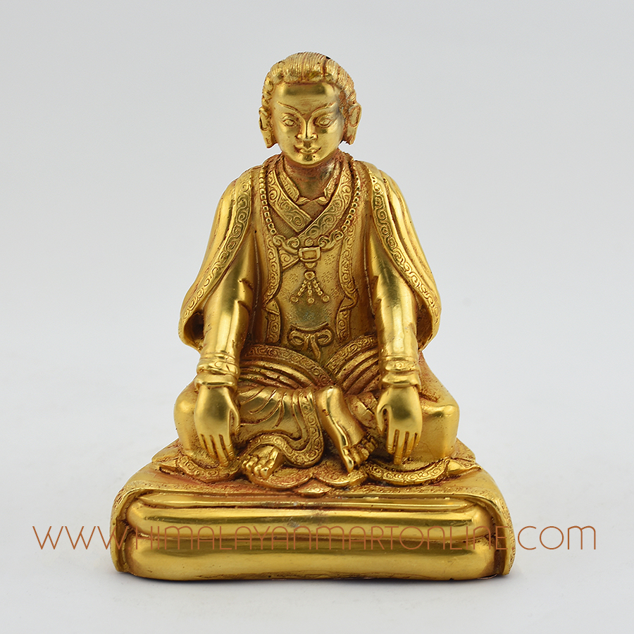 Marapa Copper Statue: Marpa – The Founder of Kagyudpa Tradition.