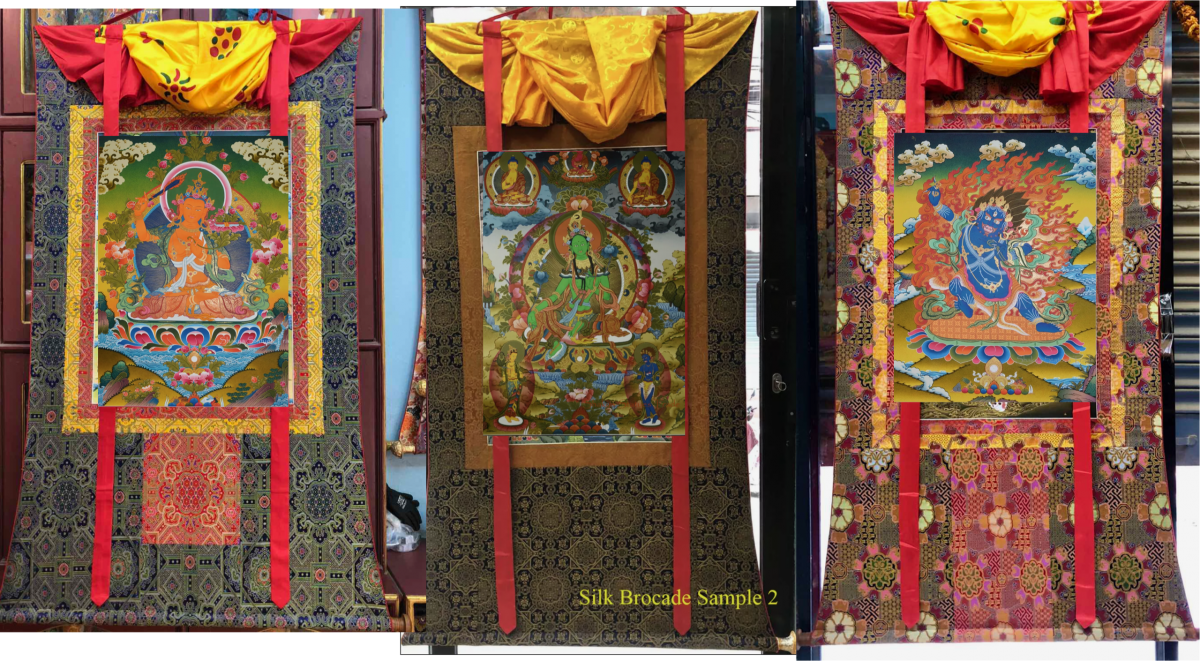 Payment for the Thangka & Silk Brocade Frames: Buy Payment for the ...