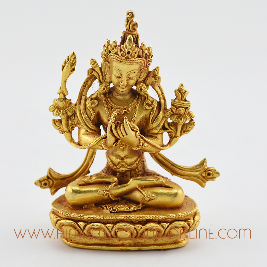 White Manjushri Statue: White Manjushri - The Glorious Melodious Speech
