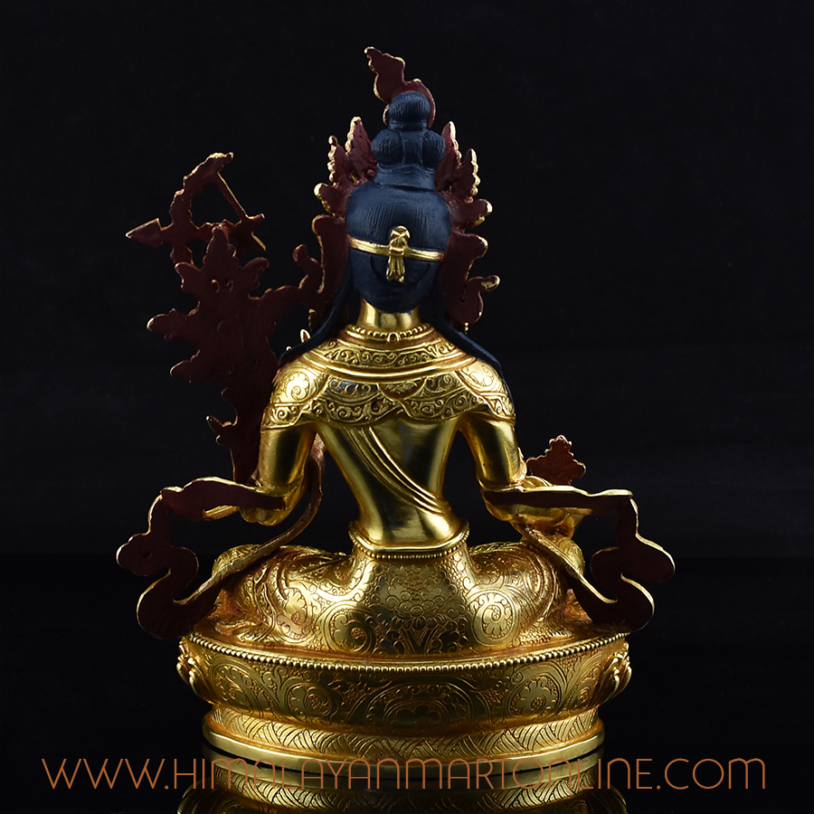 Gold Inlaid Red Tara Statue: Red Tara – The Wish Fulfilling Tara