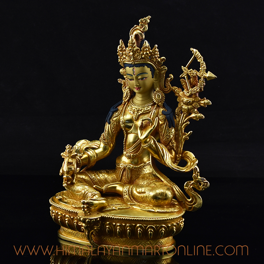 Gold Inlaid Red Tara Statue: Red Tara – The Wish Fulfilling Tara