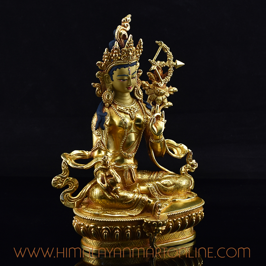 Gold Inlaid Red Tara Statue: Red Tara – The Wish Fulfilling Tara