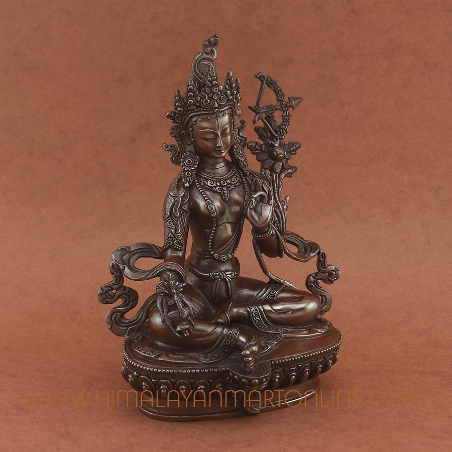 Hand Carved Red Tara Statue: Red Tara – The Wish Fulfilling Tara