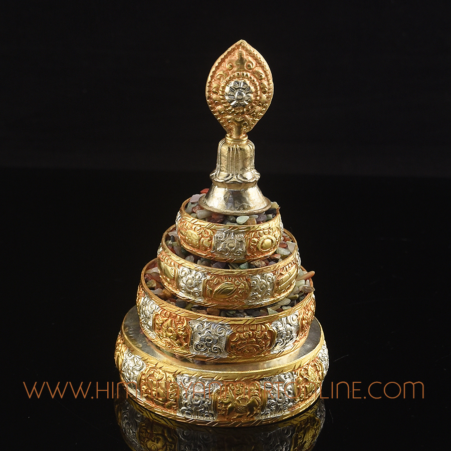 Ritual Offering Mandal Set: Mandala represent the universe.