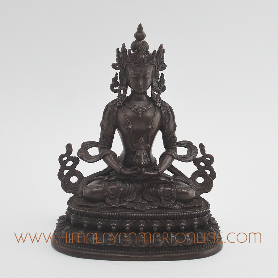 Amitayus Copper Statue: Amitayus / Aparmita – The Buddha of Infinite Life