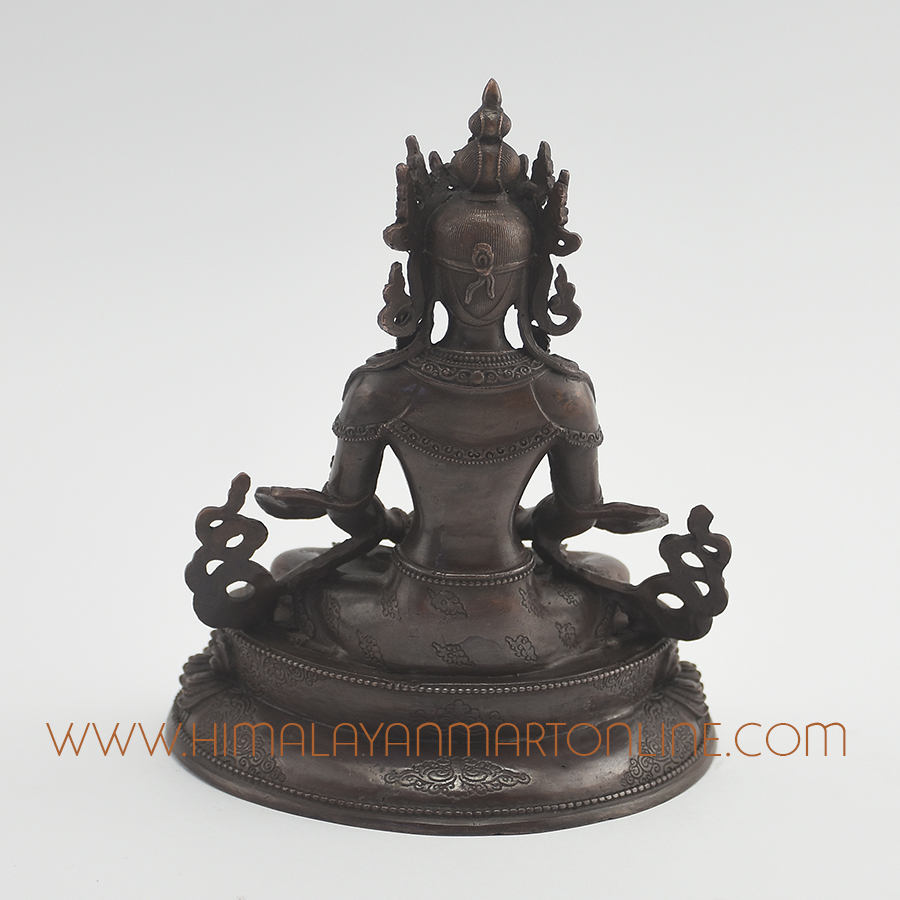 Amitayus Copper Statue: Amitayus / Aparmita – The Buddha of Infinite Life