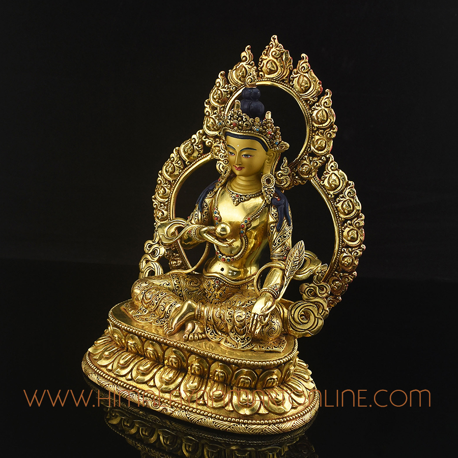 Framed Ksitigarbha Bodhisattva Statue: Ksitigarbha Bodhisattva