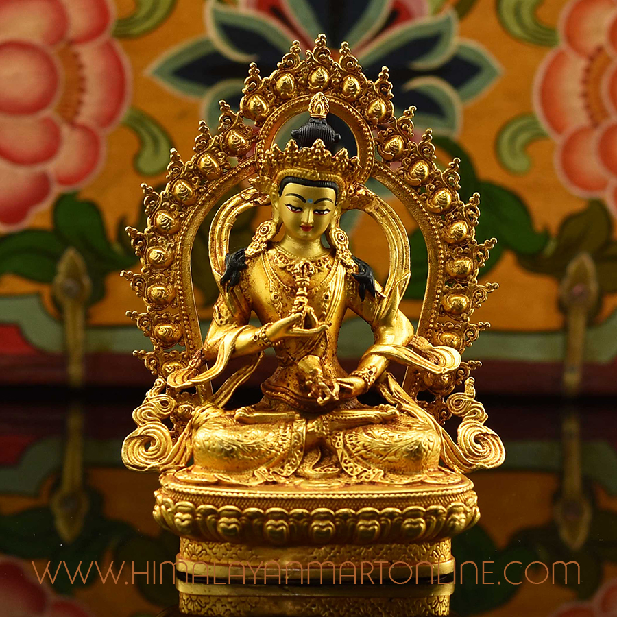 Framed Dorje Sempa Statue: Vajrasattva – The Buddha of Purification