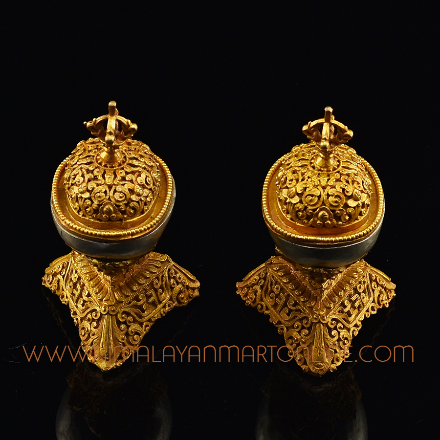 Ritual Kapala Set: The skull cup, known as Kapala in Sanskrit