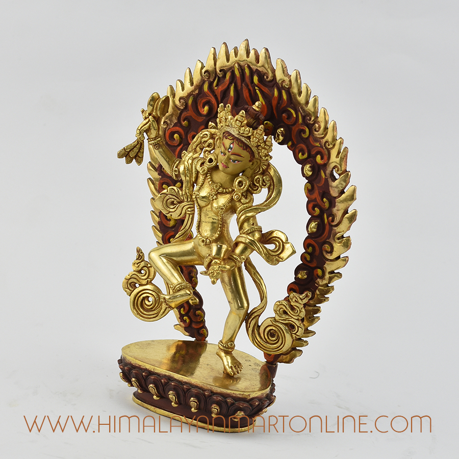 Machig Labdron Statue: Damaru Jogini – Tibetan Buddhist Master