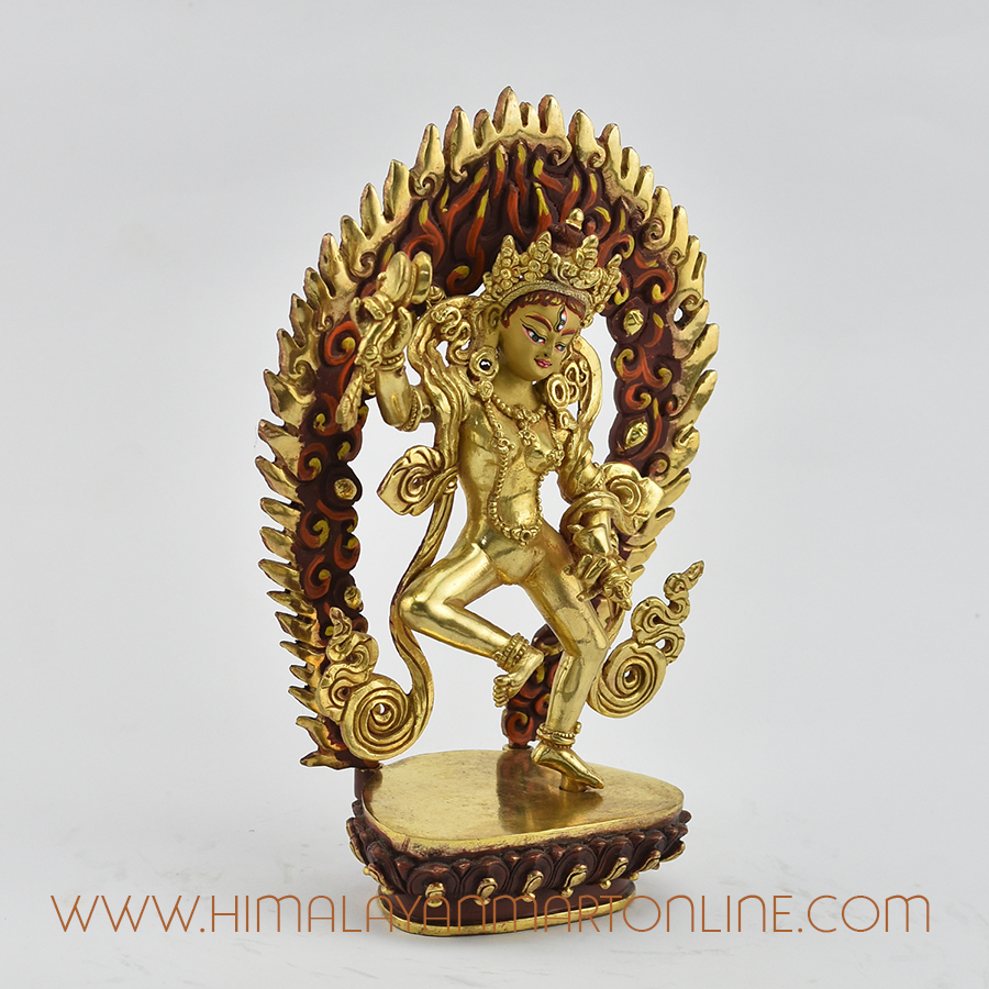 Machig Labdron Statue: Damaru Jogini – Tibetan Buddhist Master