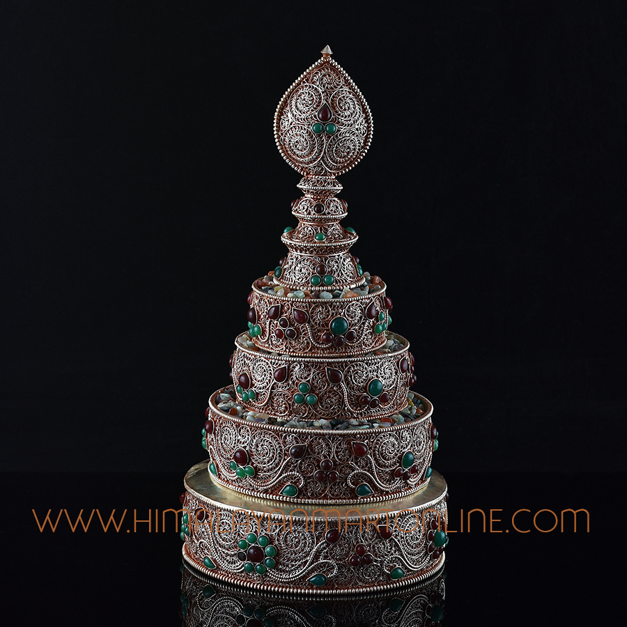 Tibetan Mandala Offering Set: Buddhist Ritual Offering Mandala Set