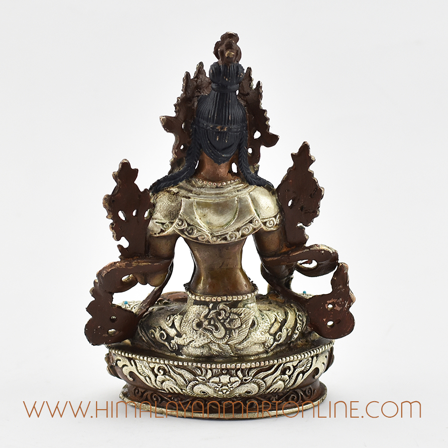 White Tara Small Copper Statue: White Tara – The Divine Mother