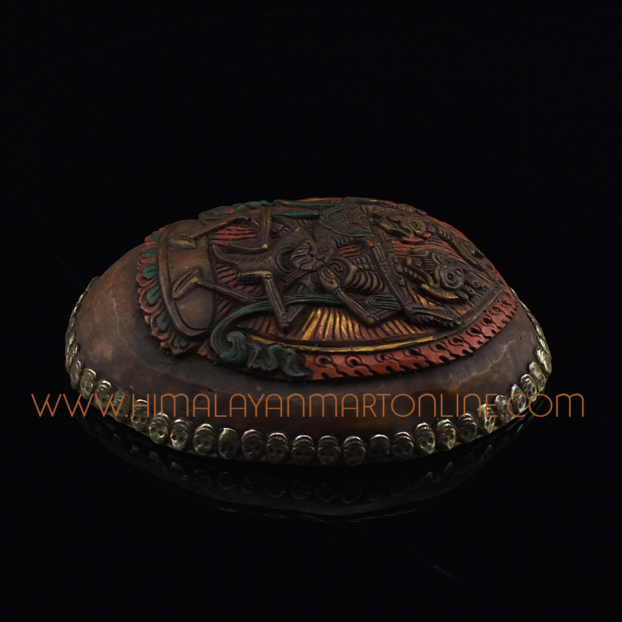 Citipati Carved Kapala: Kapala – The Ritual Ceremonial Skull Cup