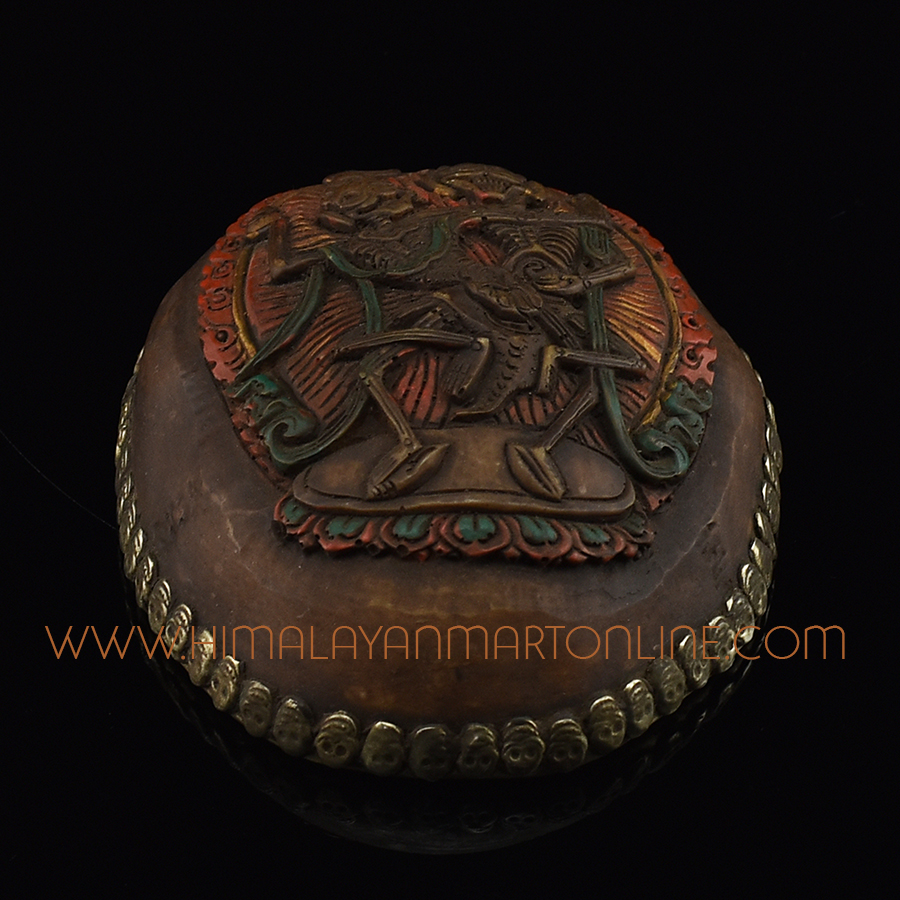 Citipati Carved Kapala: Kapala – The Ritual Ceremonial Skull Cup